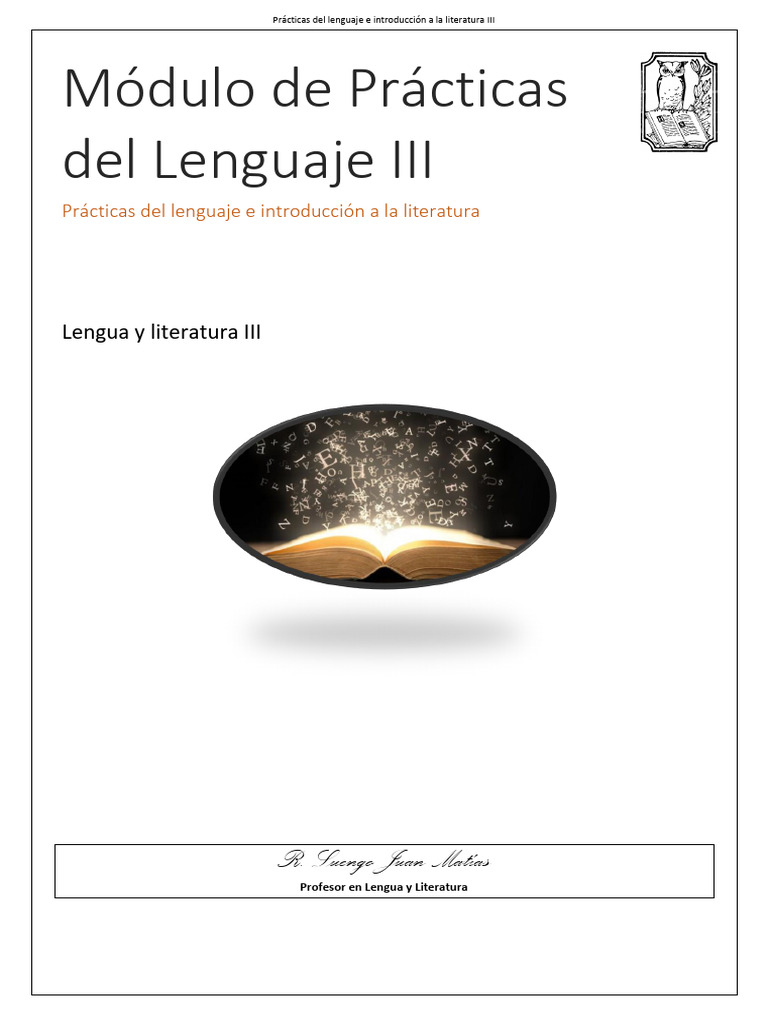 Módulo de Prácticas Del Lenguaje | PDF | Poesía | Género gramatical