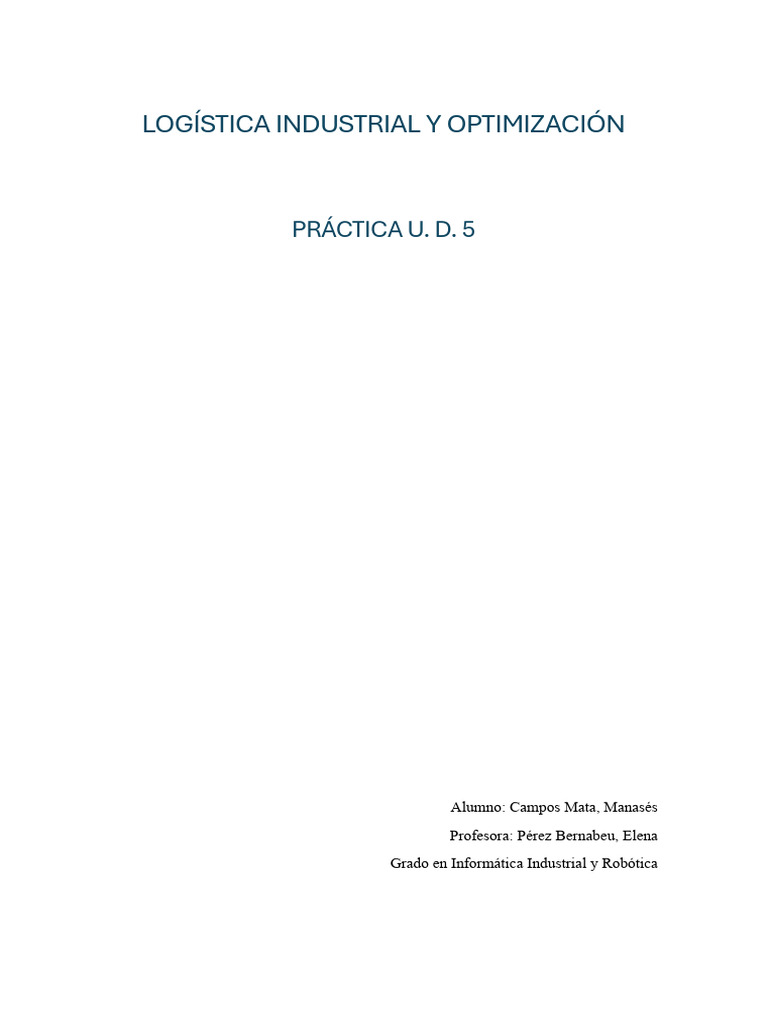 Práctica U.D. 5 | PDF