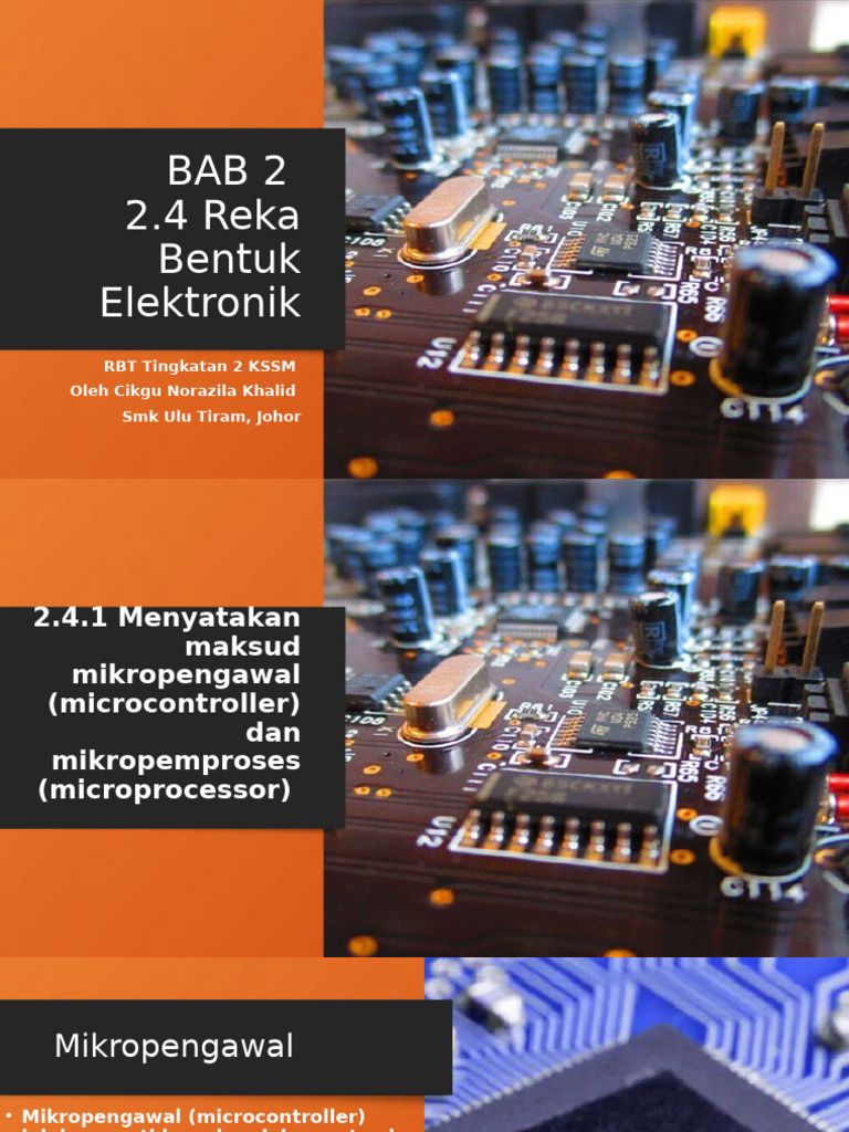 RBT T2 Bab 2 2.4 Reka Bentuk Elektronik | PDF