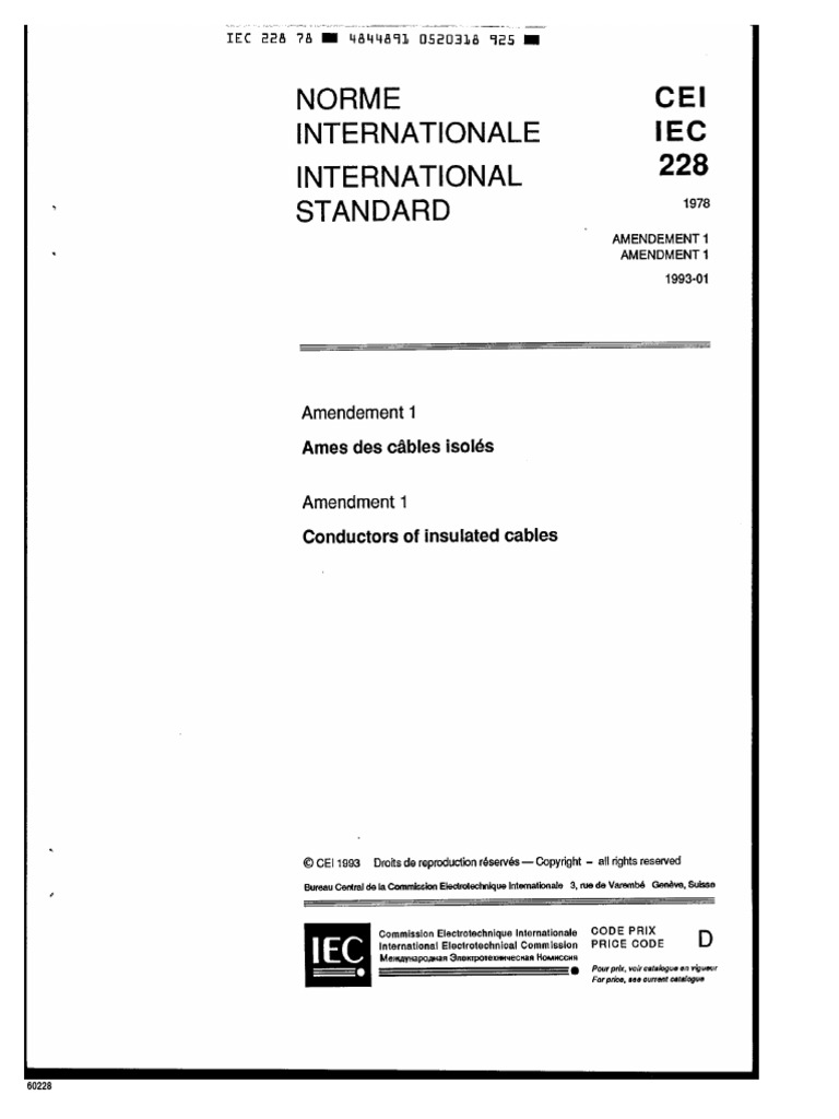 IEC 60228 Conductors of Insluated Cablespdf - Compress | PDF ...