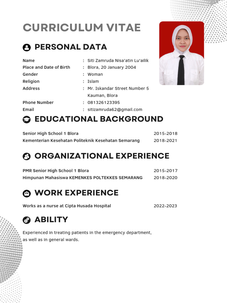 Curriculum Vitae: Personal Data | PDF