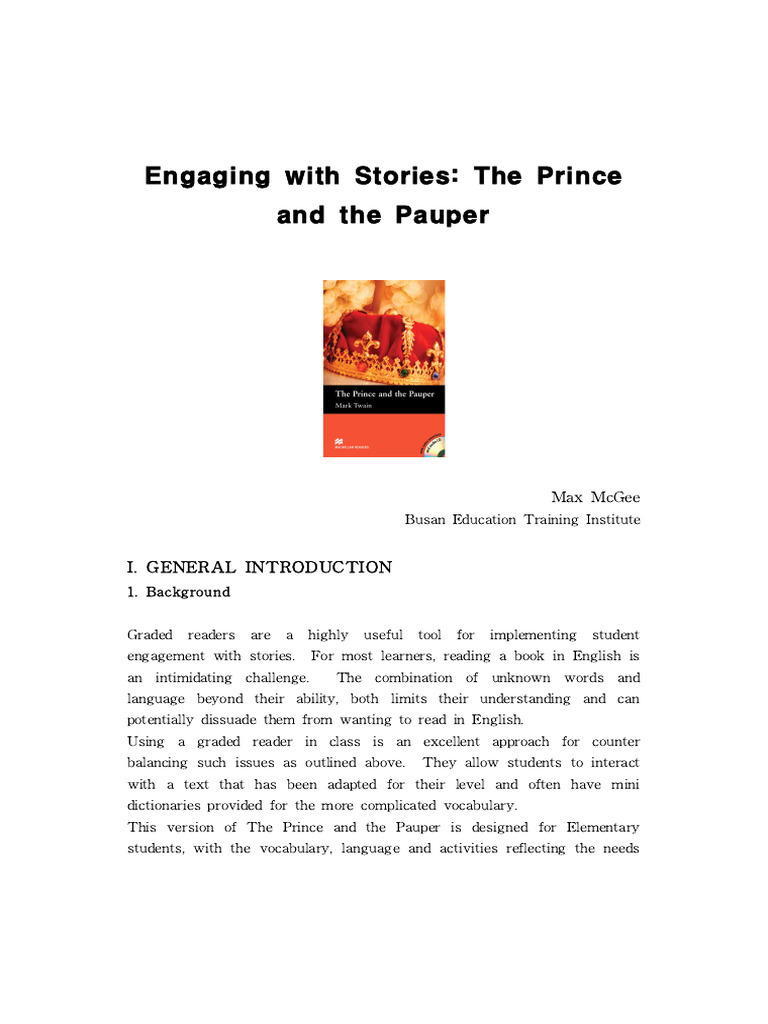 The Prince and The Pauper | PDF | Vocabulary | Human Communication