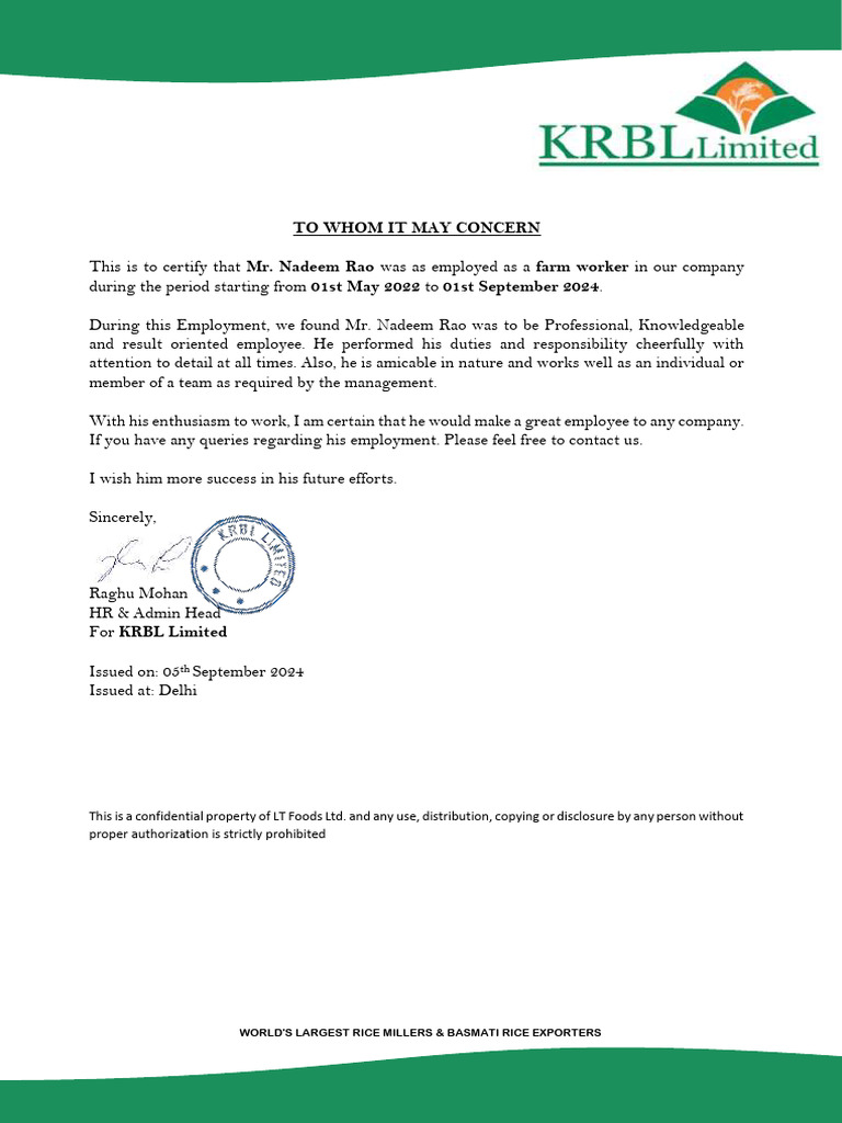 KRBL Limited - 12 | PDF