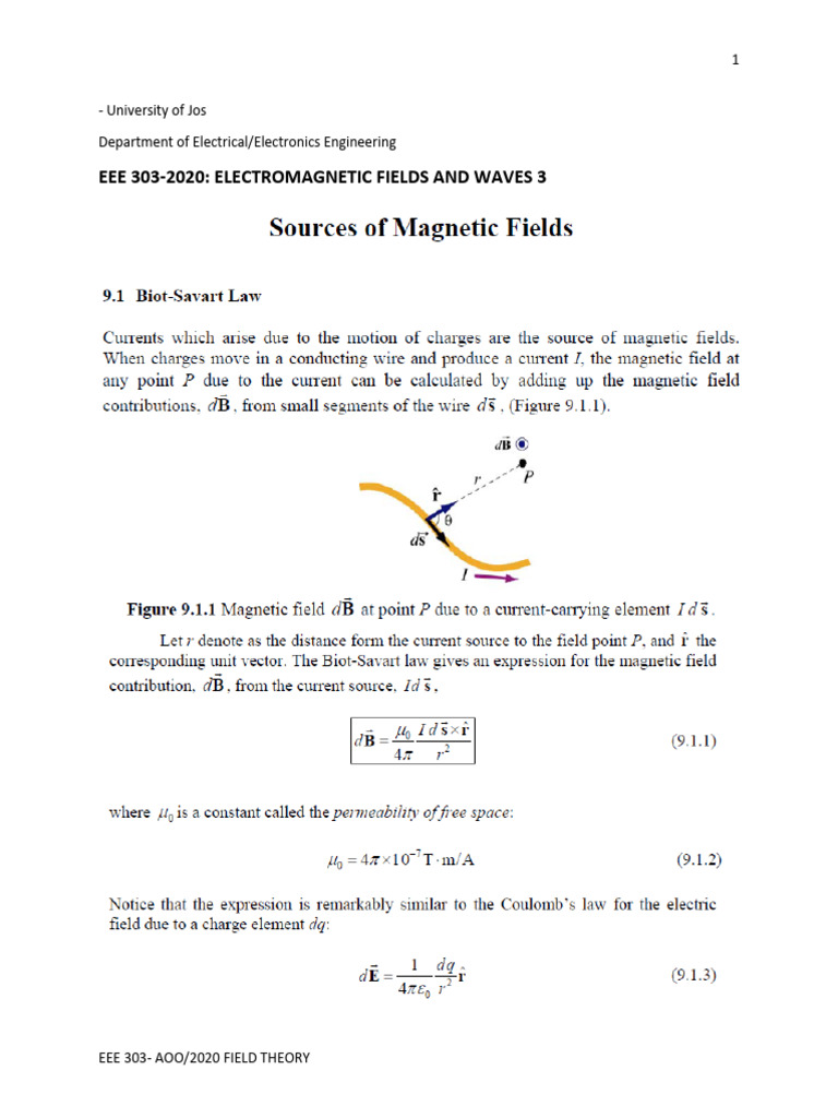 EEE303 EMFanndW - 3 - Update | PDF