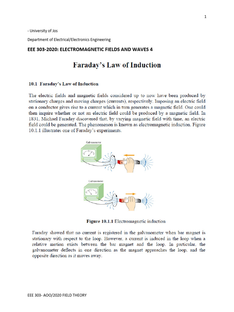 EEE303 EMFanndW 4 Update | PDF