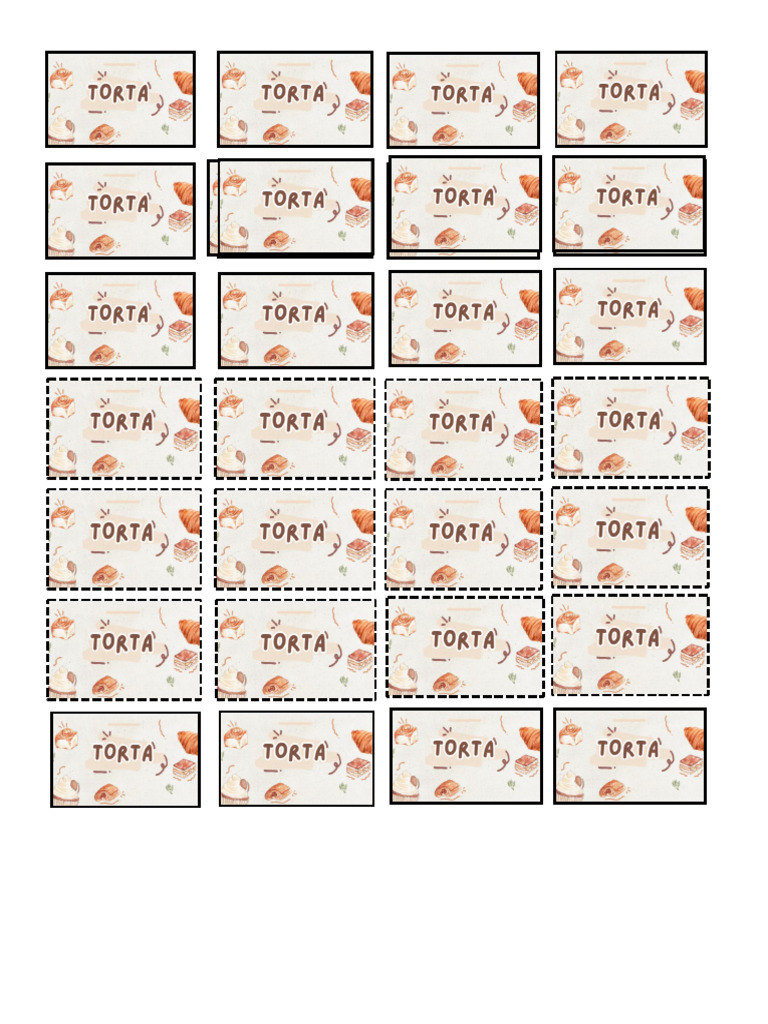 Boletas de Torta y Refrigerio | PDF