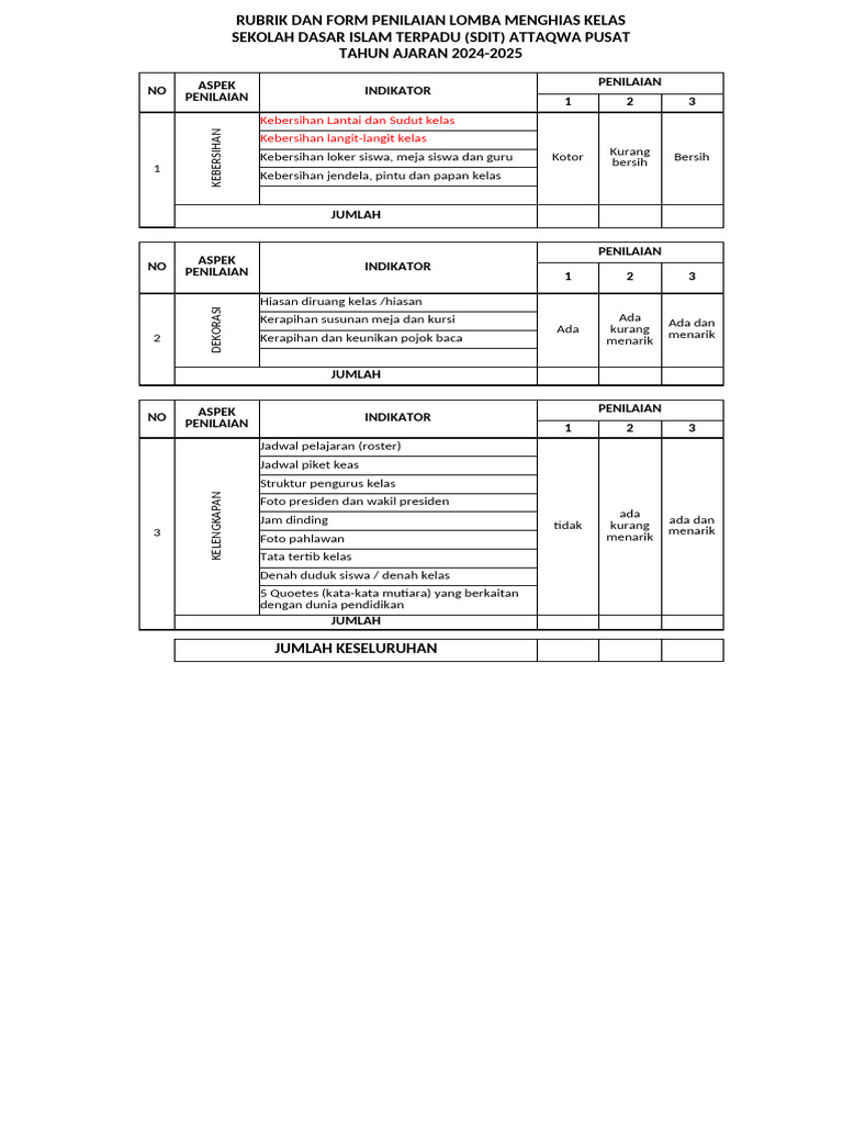 lomba menghias kls | PDF