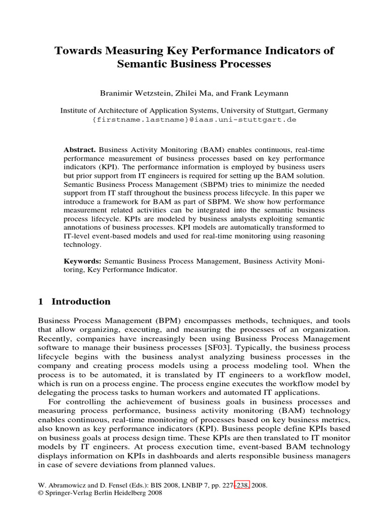 Towards Measuring Key Performance Indicators of Semantic Business ...