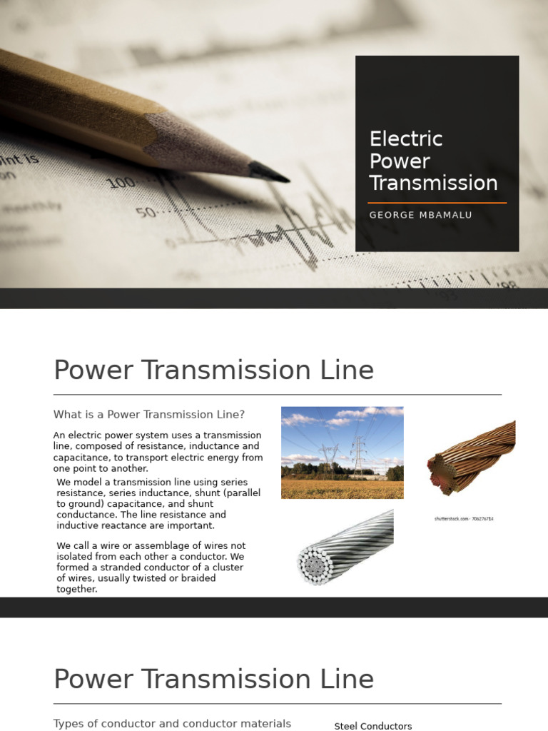 Electric Power Transmission | PDF | Inductance | Electric Power ...