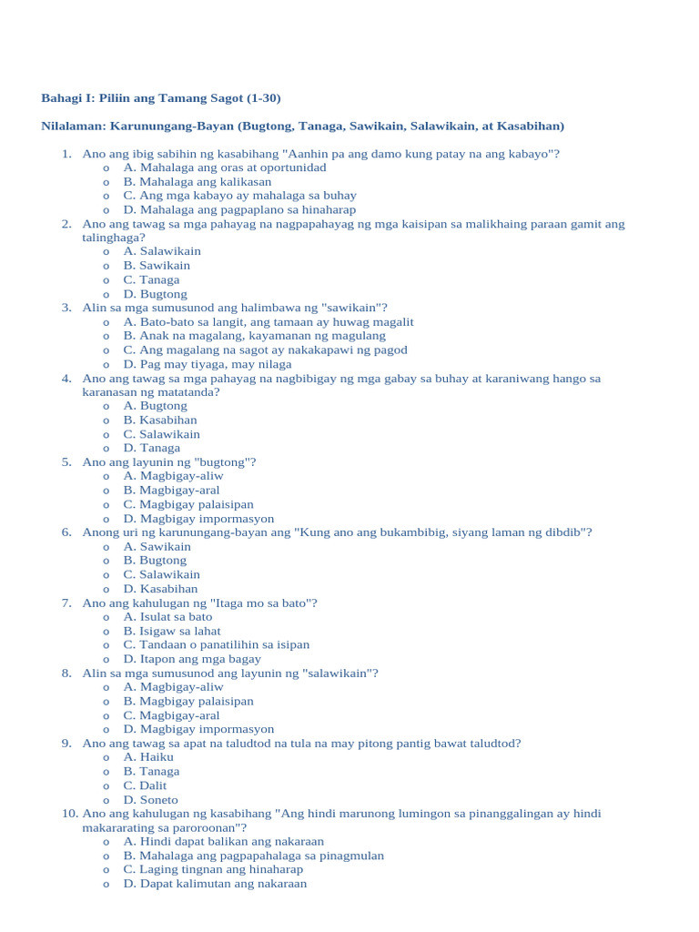 Filipino - Deped Corner Digitals | PDF