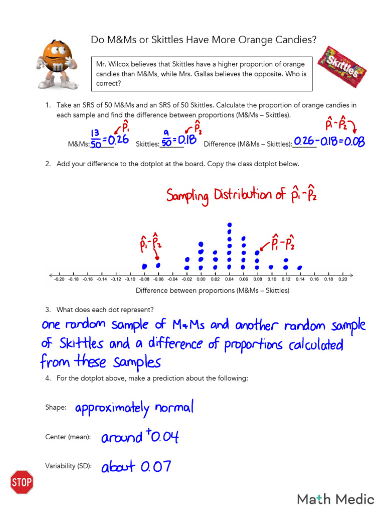 Lesson_7_4_Answer_Key_AP_Stats_Math_Medic_4028538875 | PDF | Sampling ...