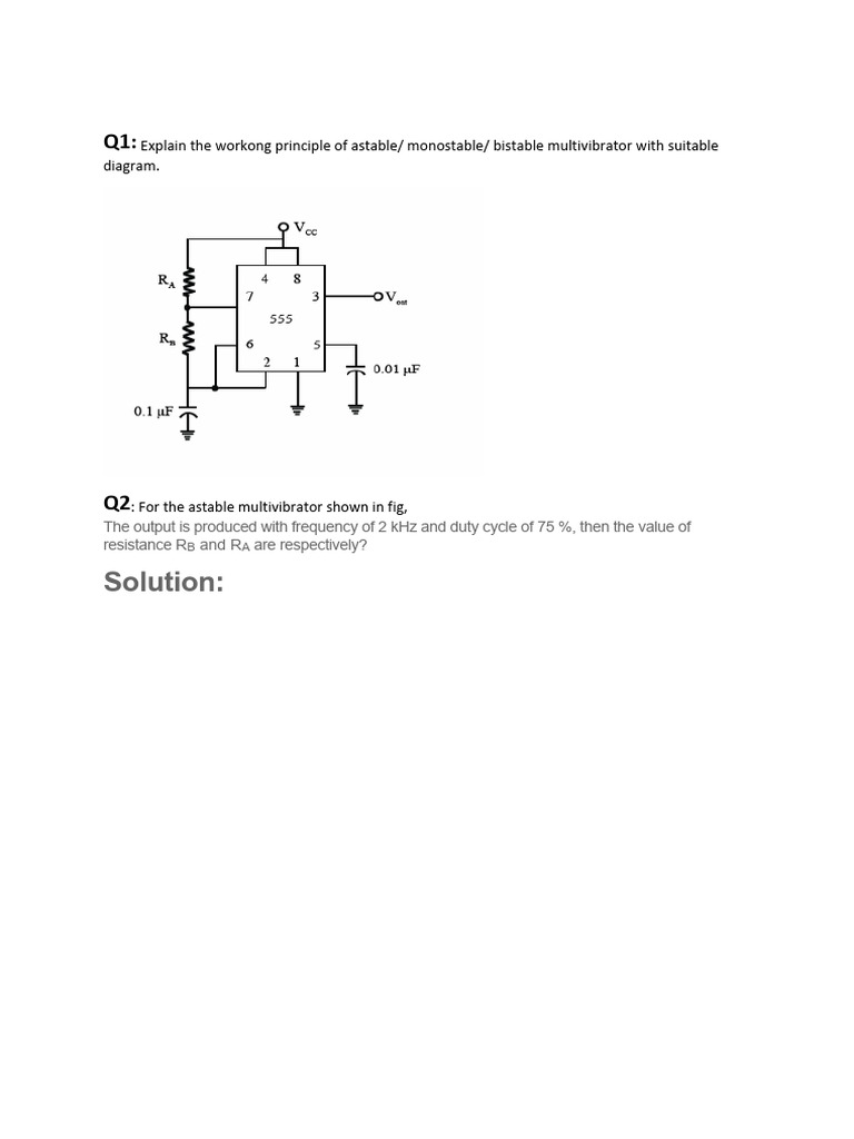 Multi Vibrator | PDF