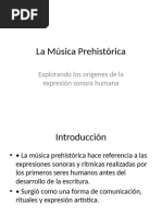 La Música en La Prehistoria | PDF | Rituales | Instrumentos musicales