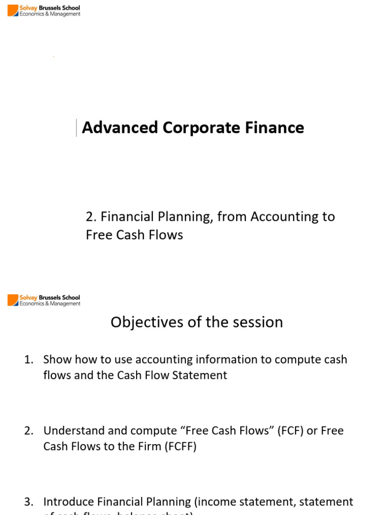 GESTS410_chap2_2021 | PDF | Free Cash Flow | Cash Flow Statement