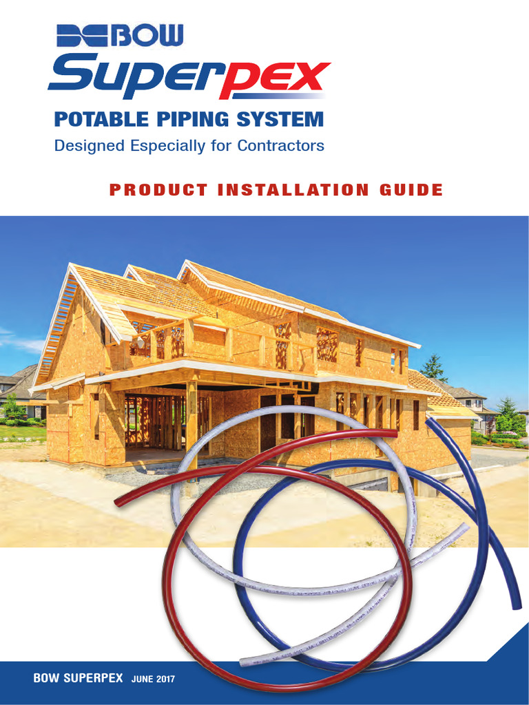 SuperPex Installation Guide (PEXINST-0617) | PDF | Pipe (Fluid ...