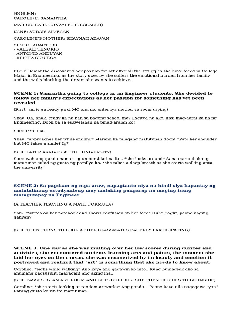 Filipino Dulang Trahedya | PDF