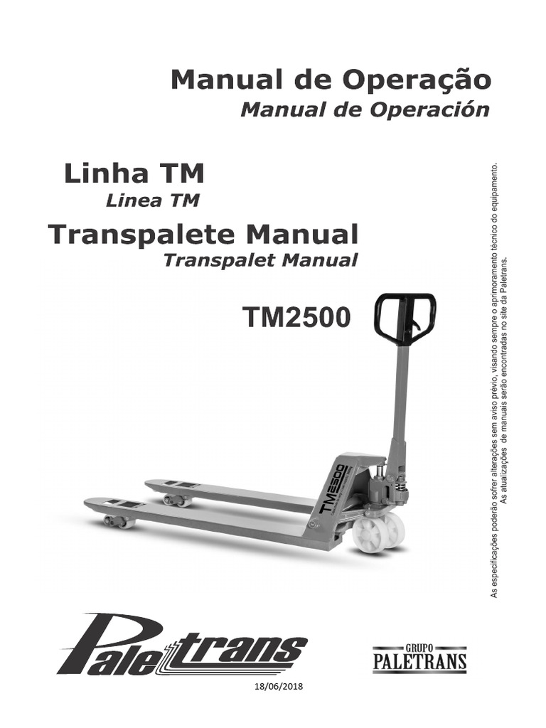 MANUAL DE USO E PEÇAS - TM2500 - Impresso | PDF | Ingeniería Química ...