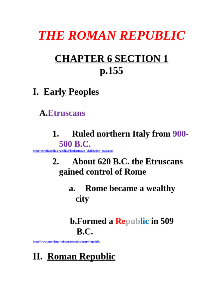 The Roman Republic | PDF | Roman Republic | Ancient Rome