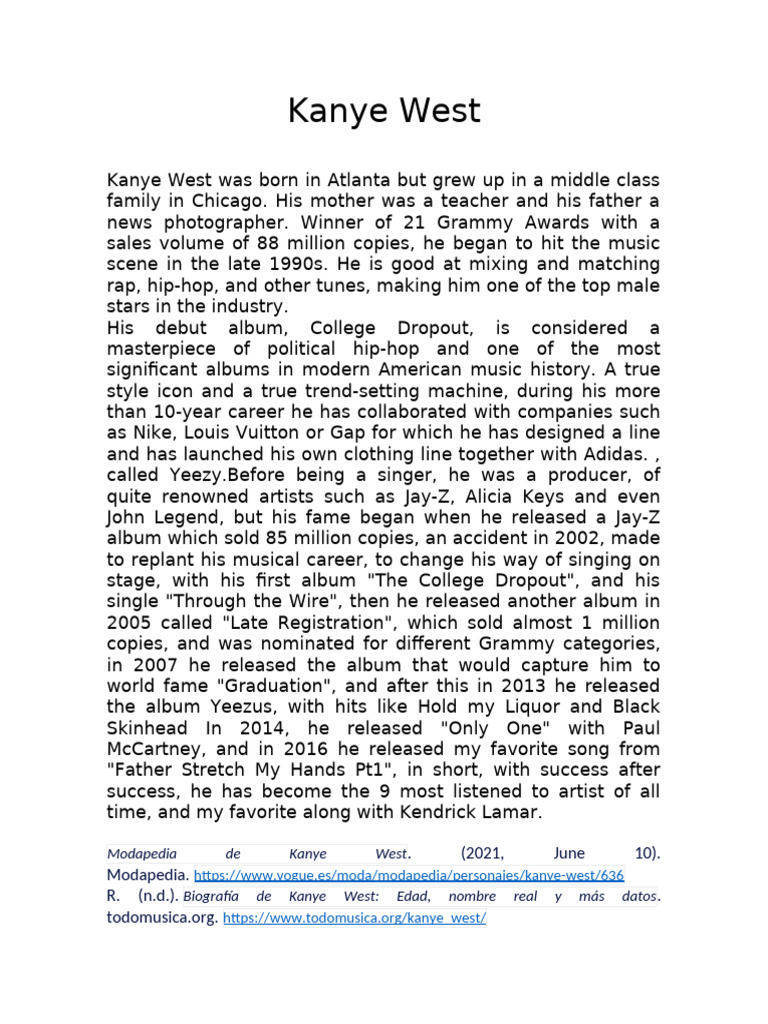 Kanye West | PDF