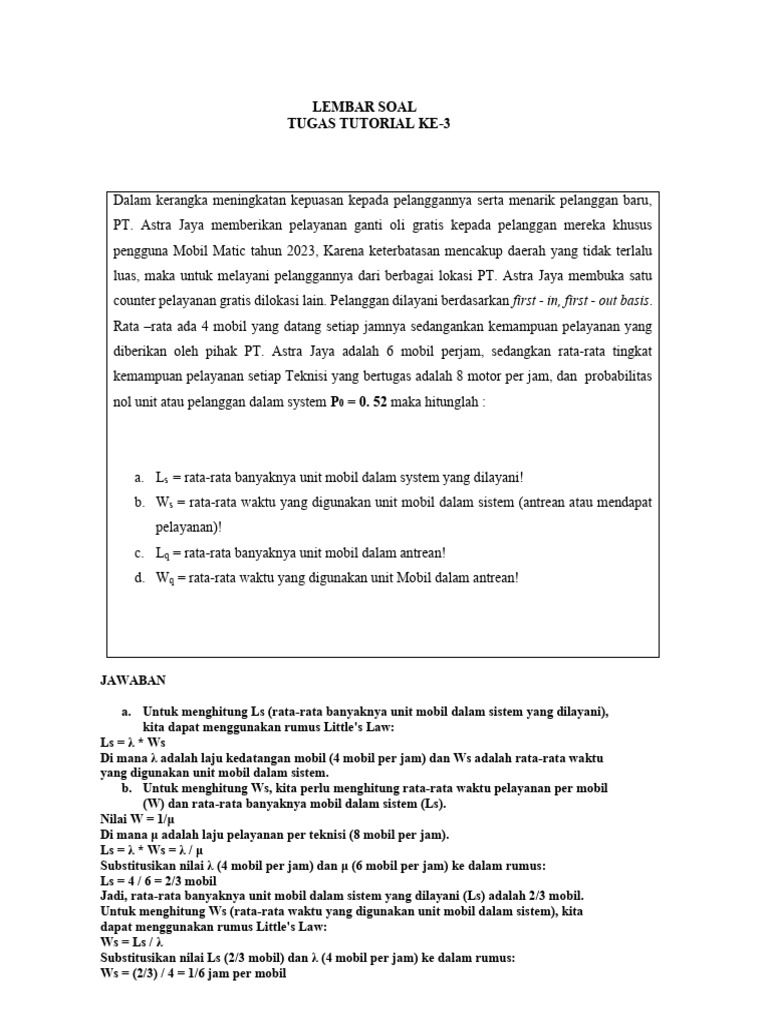 Tugas 3 Ekma4369 | PDF