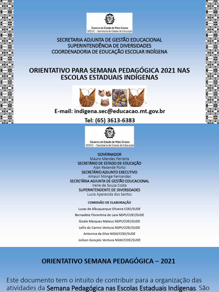 Orientativo Coei Semana Pedagogica 2021 | PDF | Pedagogia