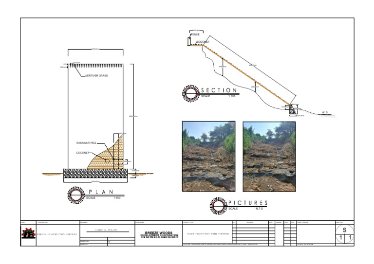 SLOPE PROTECTION - Plan | PDF