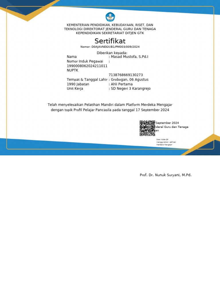 SERTIFIKAT PMM 1 (1) | PDF