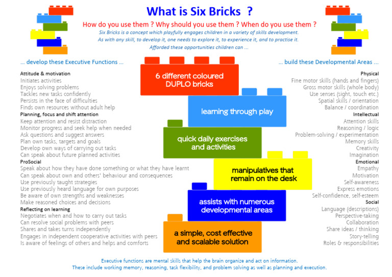 Six Bricks Summary Poster | PDF | Learning | Mental Processes