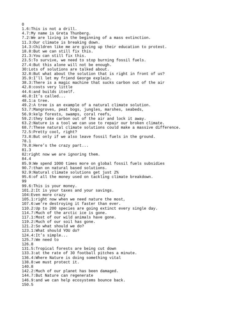 dialogue | PDF | Natural Environment | Environmental Conservation