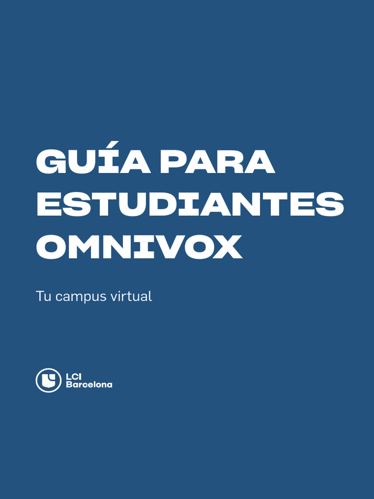 Guía de Uso de Omnivox para Estudiantes | PDF | Contraseña