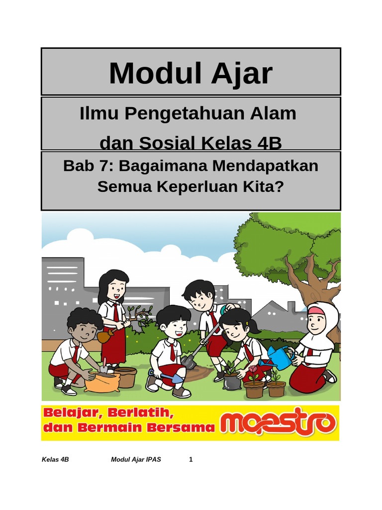 Modul Ajar IPAS 4B Bab 7 | PDF