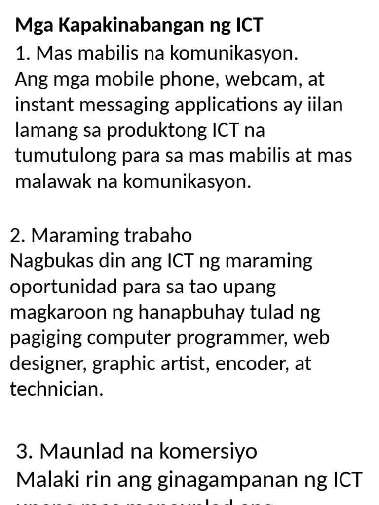 Ict 4 | PDF