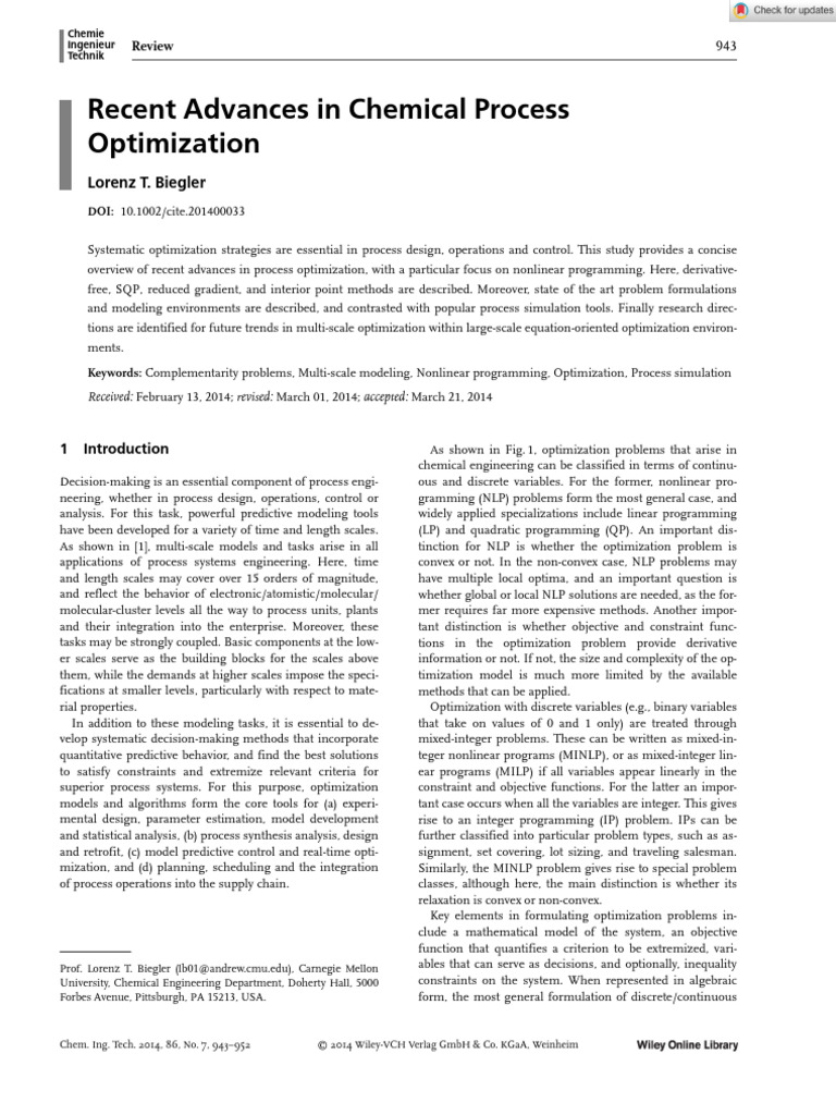Recent_Advances_in_Chemical_Process_Optimization_-_Chemie_Ingenieur ...