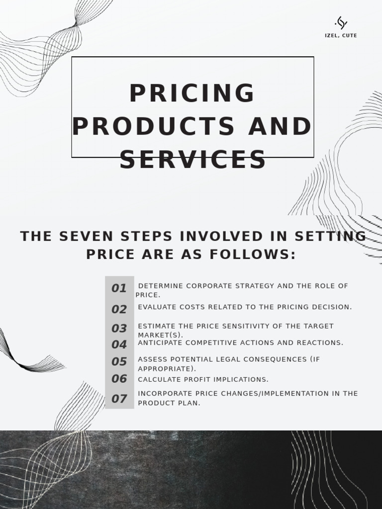 Seven Steps to Effective Pricing Strategy | PDF | Pricing | Strategic ...