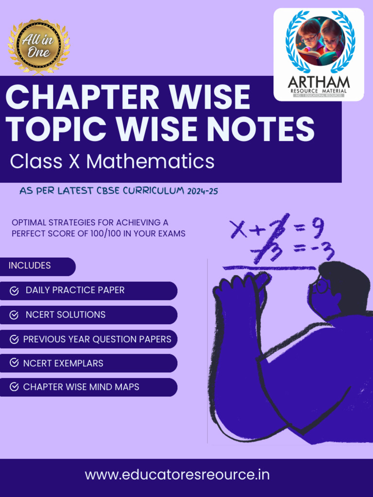 Class 10 Maths Chapterwise Topicwise Notes Chapter 5 Arithmetic ...