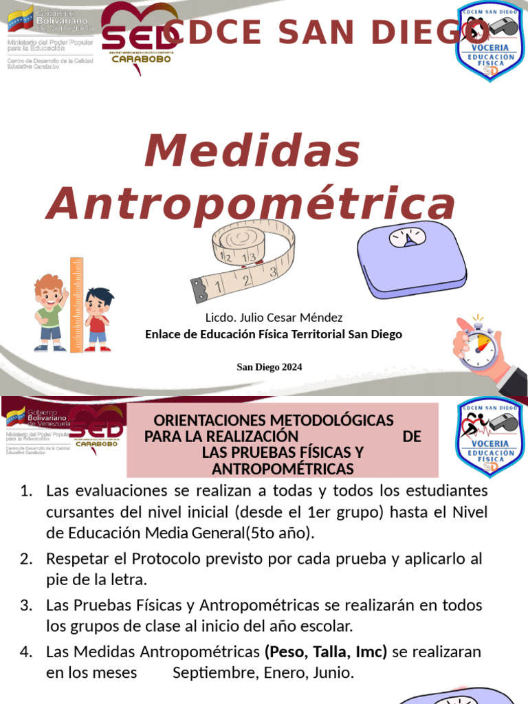 Medidas Antropometricas | PDF | Codo