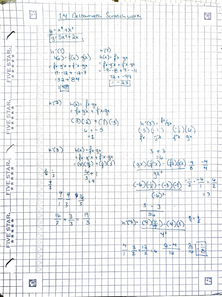 1.4 Deltamath Scratch | PDF