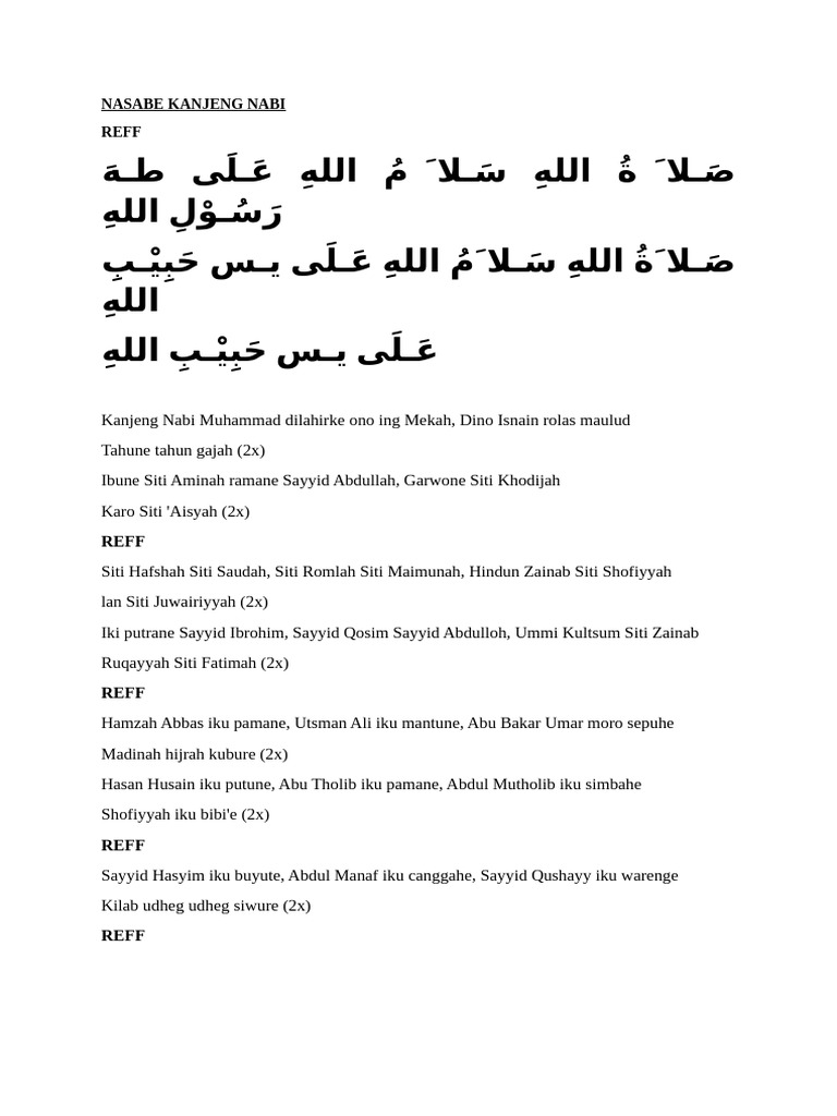 Lirik Hadroh-2 | PDF