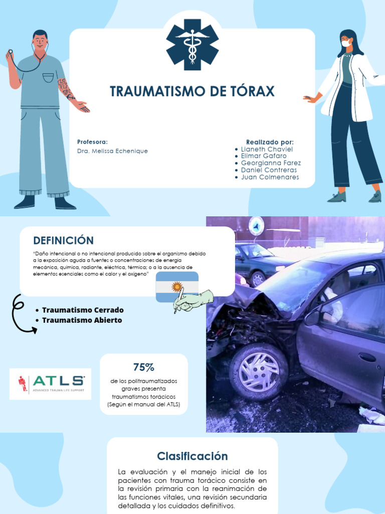 Trauma de Torax | PDF | Tórax | Enfermedades y trastornos
