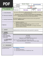 Semi-Detailed Lesson Plan - Distance and Midpoint Formula Grade 10 ...