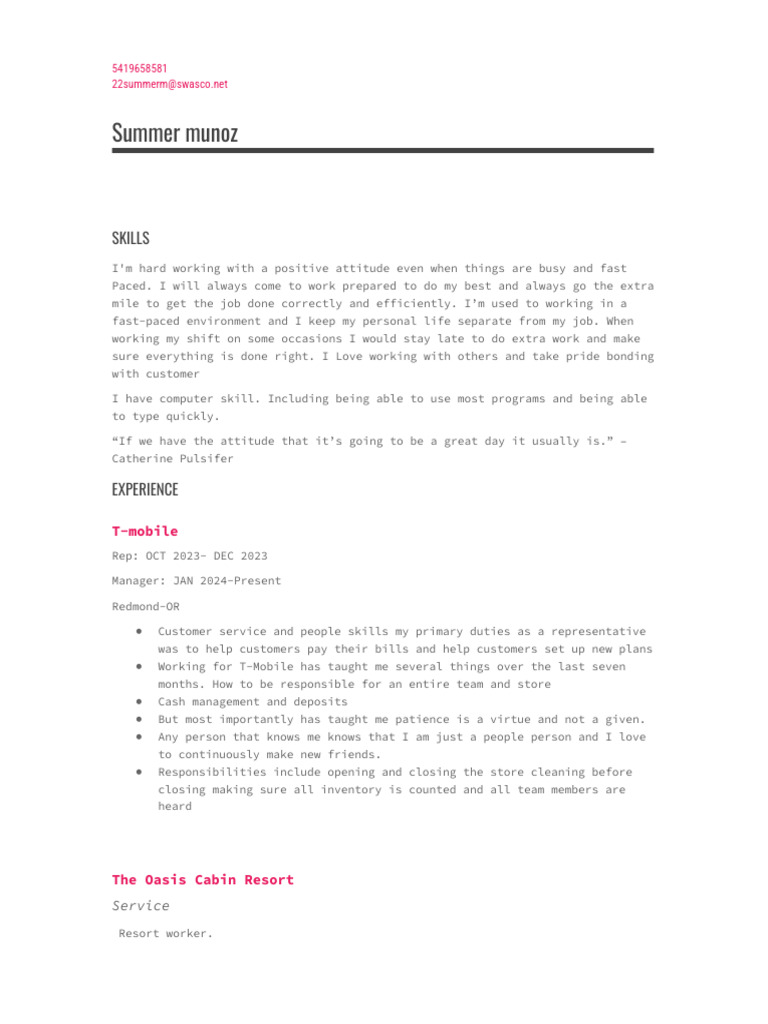 Resume Upt April 2024 | PDF