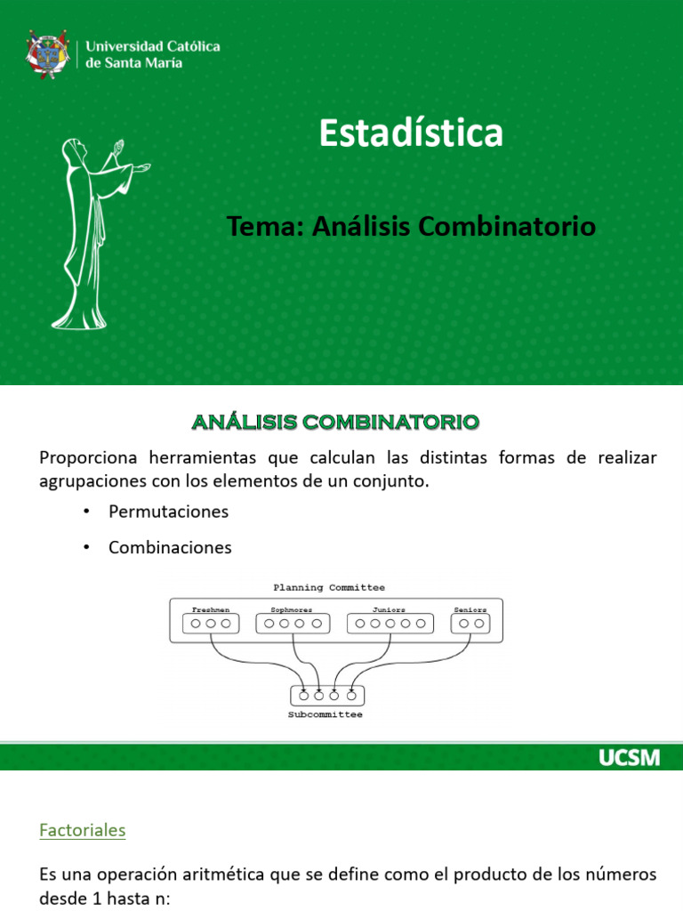 TEMA - Análisis Combinatorio | PDF | Combinatoria | Matemáticas discretas