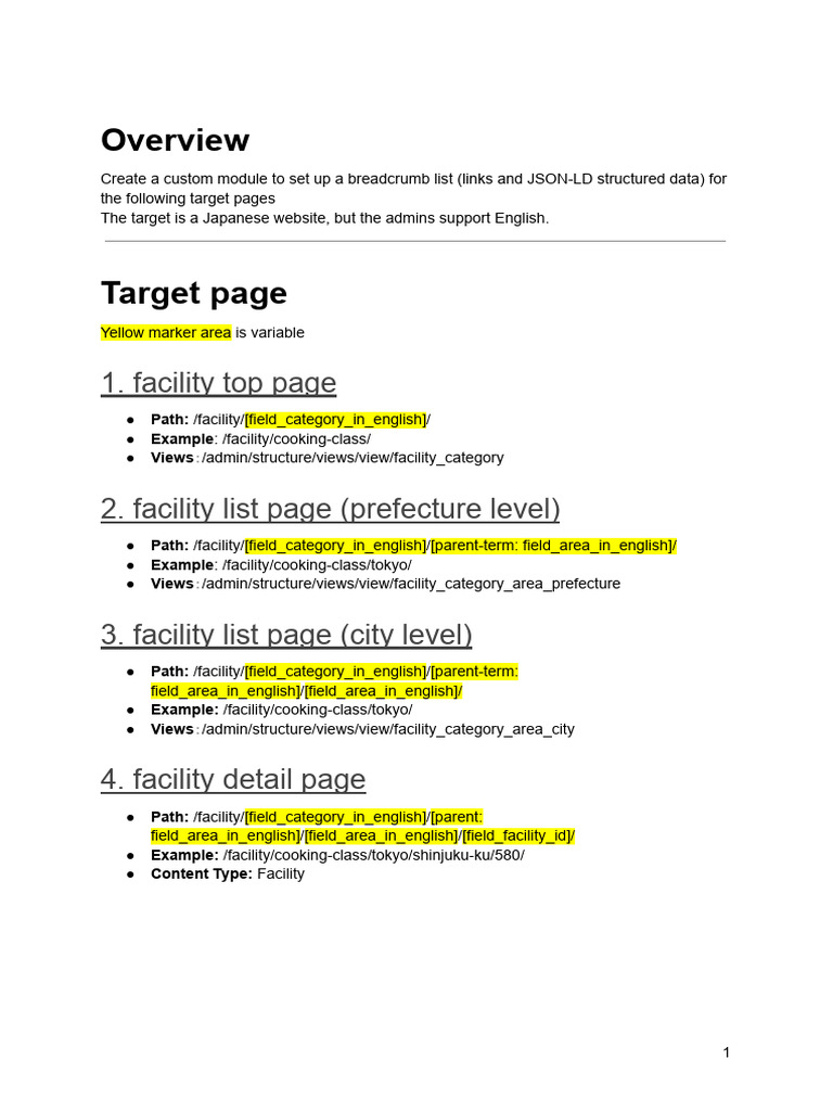 Instructions - Creating A Module For Breadcrumb List Linking and ...