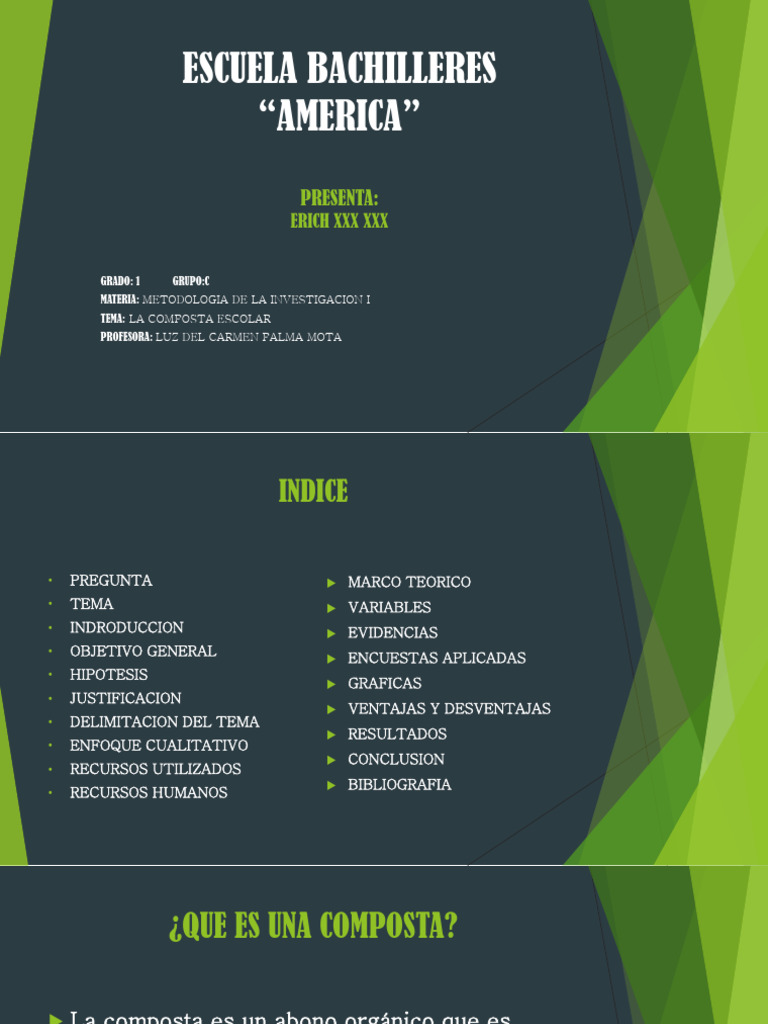 La Composta Escolar 1°c | PDF | Compost | Turba