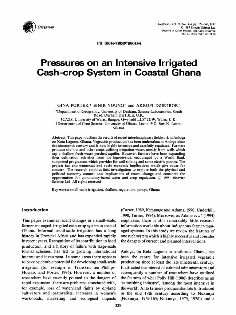 11.s0016 7185 (97) 00015 8 | PDF | Agriculture | Manure