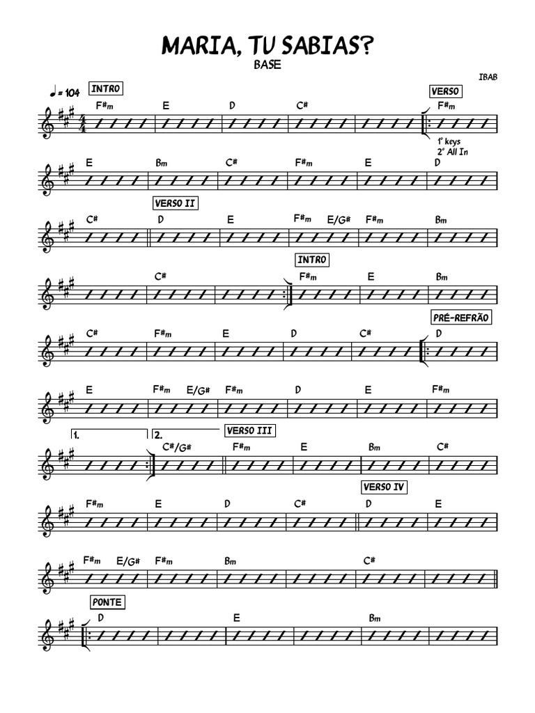 Maria, Tu Sabias - Ibab | PDF