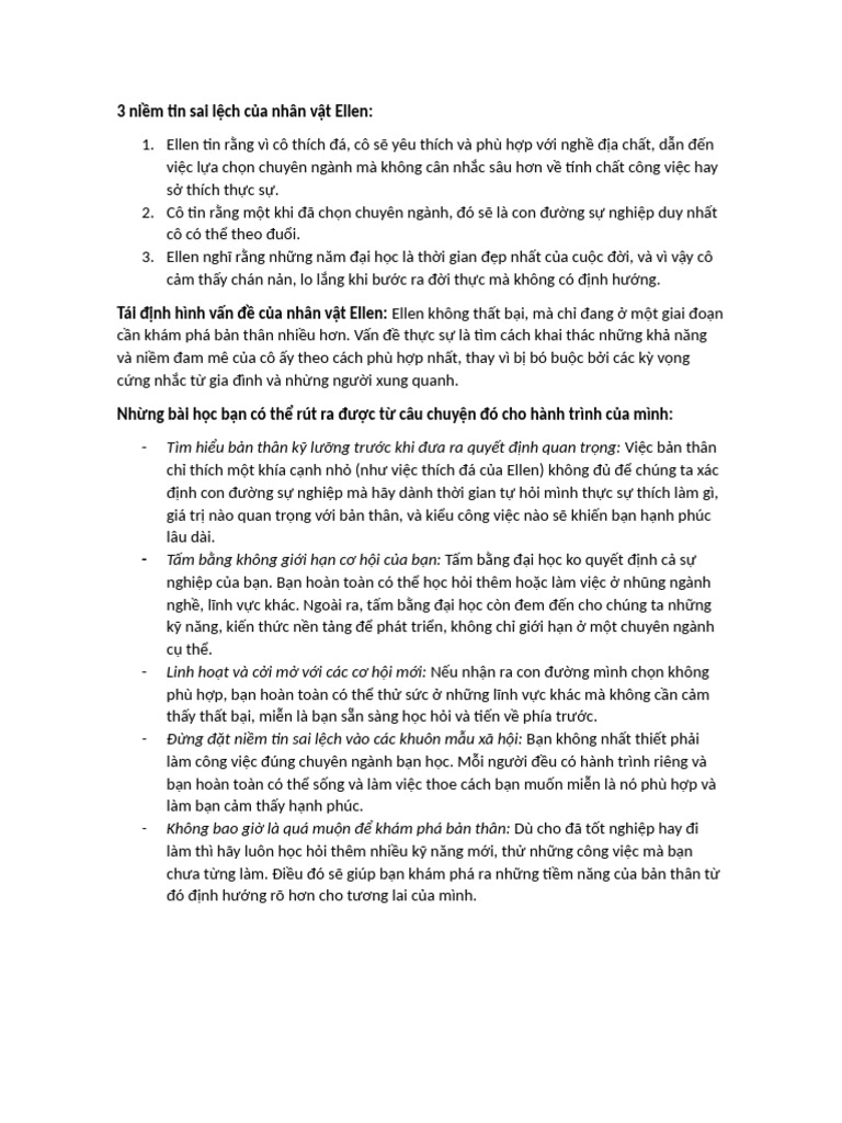 câu chuyện 1 môn tdst | PDF