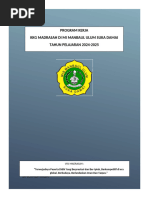 Contoh Program Kerja KKG Mi | PDF