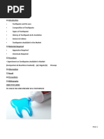 Toothpaste Abrasive List | PDF | Mouth | Dentistry