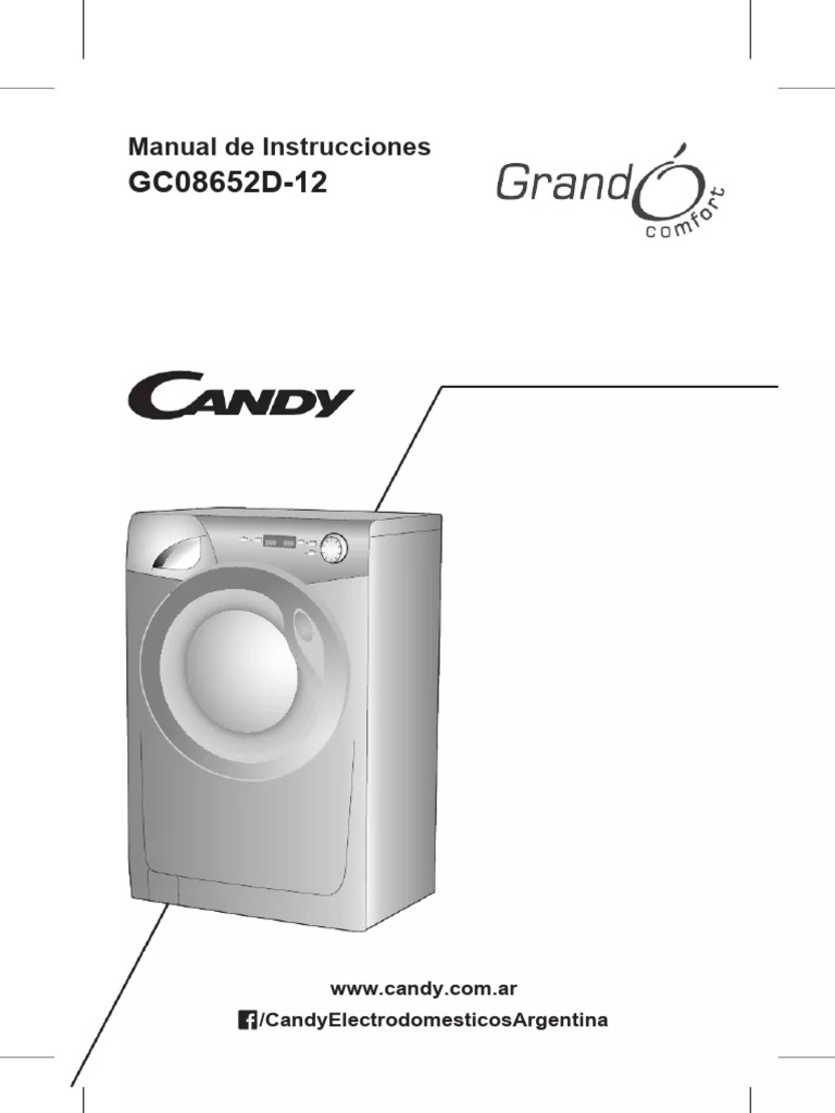 Manual de Usuario Candy GrandO Comfort GC 08652D-12 (Español - 30 ...